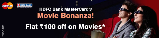 HdFC mastercard movie bananza:-Get ₹ 100 off on movie ticket booking at ...