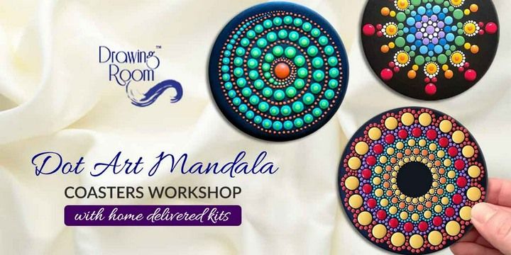 Dot Art Mandala Coasters Workshop with Kits workshops,online-streaming-events Mumbai - BookMyShow