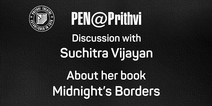 PEN@Prithvi Suchitra Vijayan talks Mumbai - BookMyShow